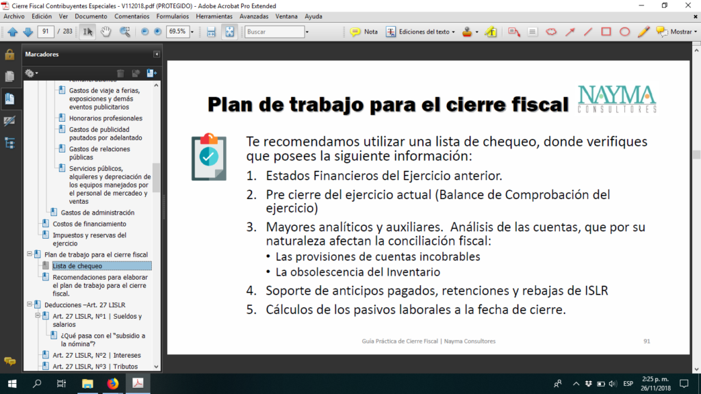 Cierre Fiscal y Declaración de ISLR – Contribuyentes Especiales y ...